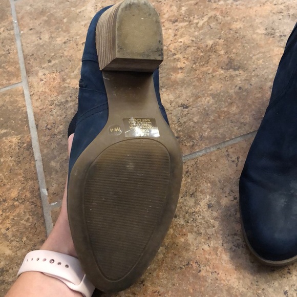 Sole Society | Shoes | Sole Society Navy Blue Booties | Poshmark